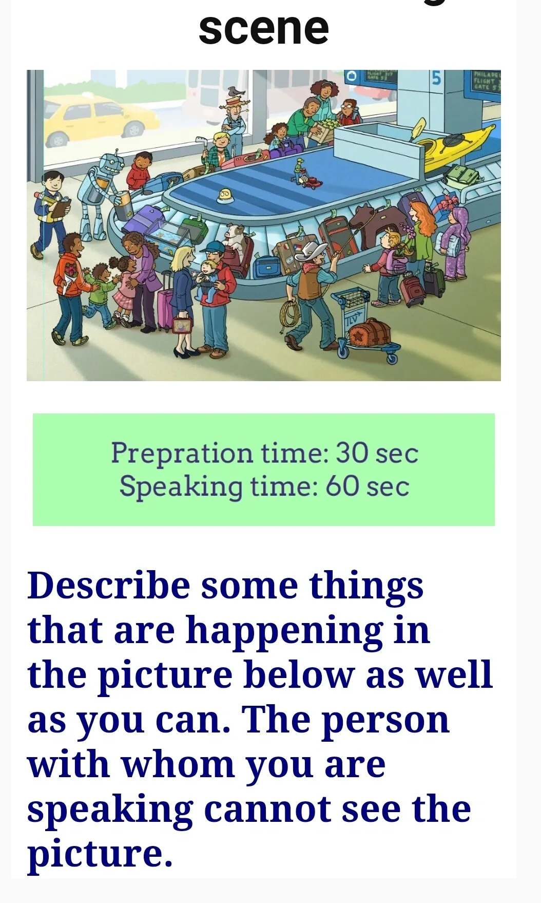 CELPIP SPEAKING PRACTICE TEST answers HZad Education
