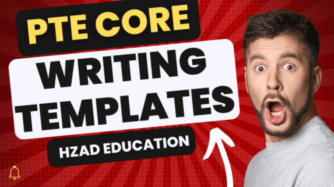 PTE Core Writing Templates: Task 1 and 2 - HZad Education
