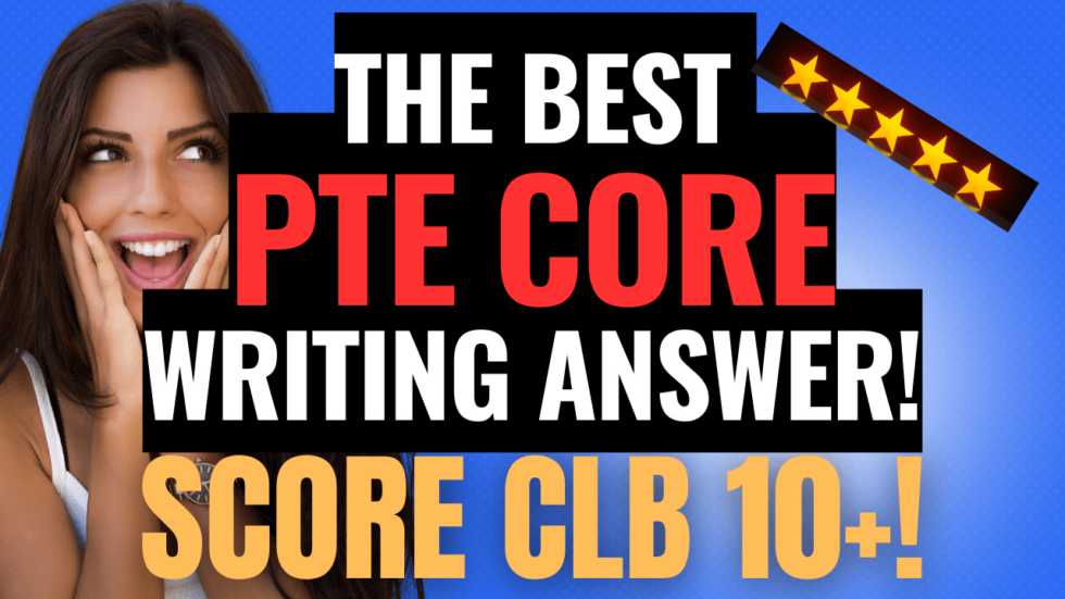 PTE Core BEST WRITING TASK 2 Breakdown! - HZad Education
