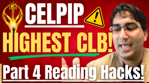 Tips/Tricks: CELPIP READING PART 4: The Hardest Part! - HZad Education