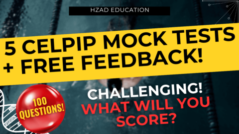 FREE: 5 CELPIP Mock Tests + Feedback! - HZad Education