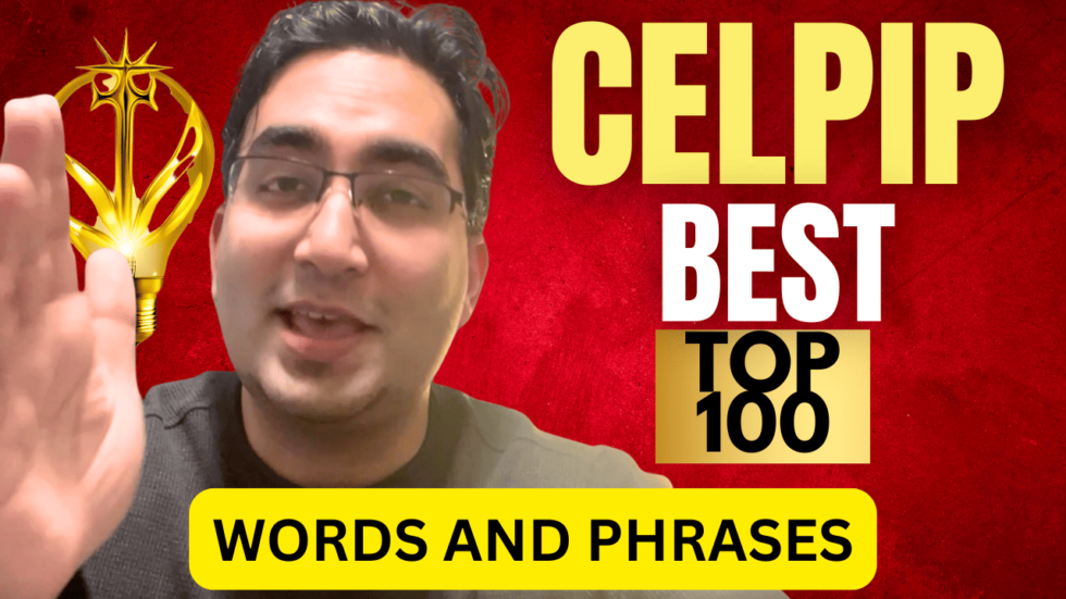100 Best CELPIP Words and Phrases! - HZad Education